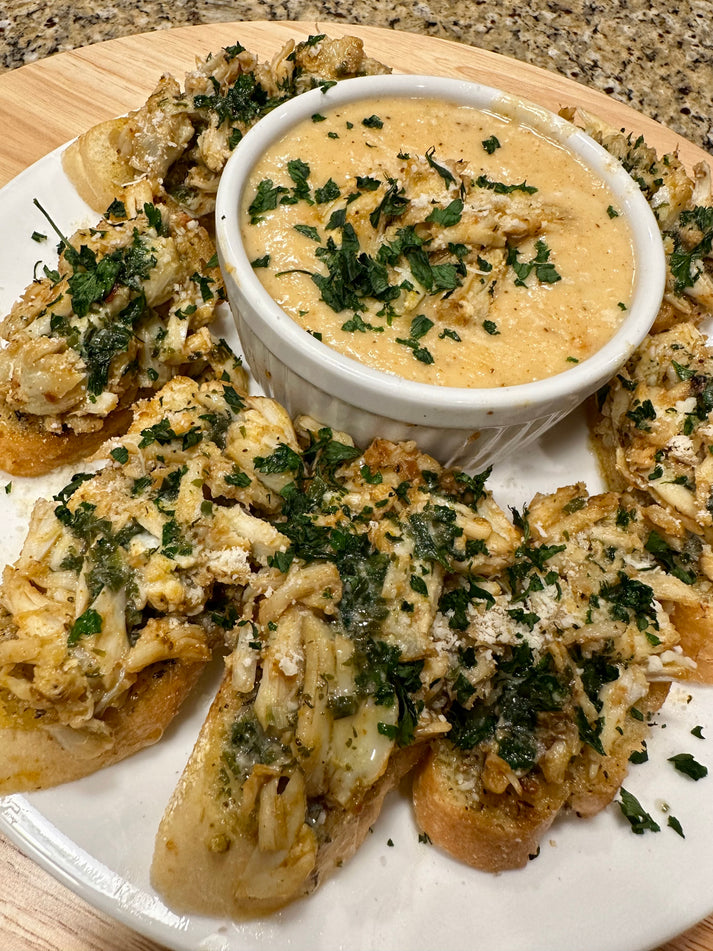 Buttery Crab Toast Points – The O'Neal's Way